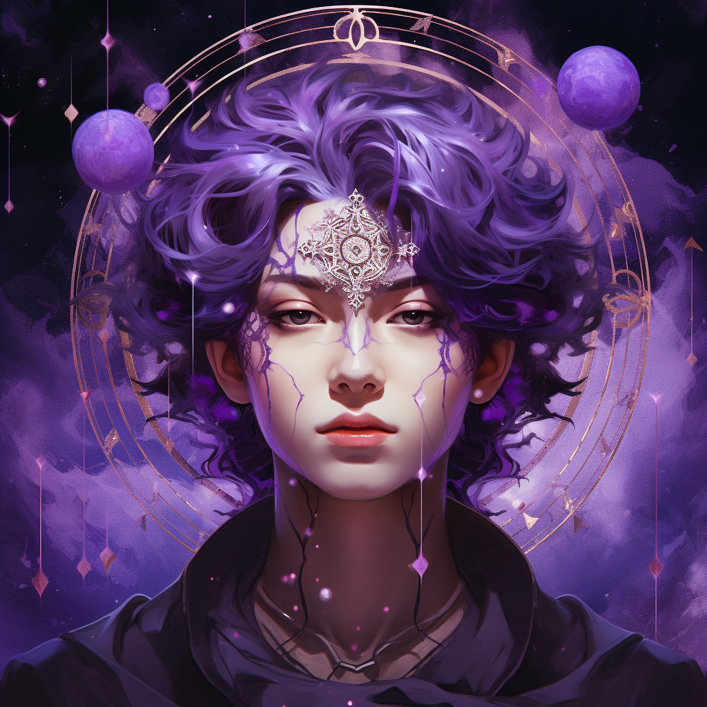 Purple, amethyst, personification of the 6th chakra, mysterious, jewel ...