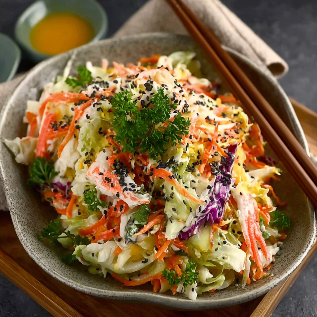 Deliciously Easy Japanese Kani Side Salad for Fresh Flavor