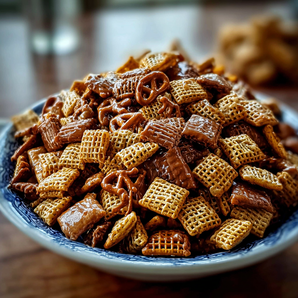 Toffee Chex Mix: Sweet Crunchy Delight at Home