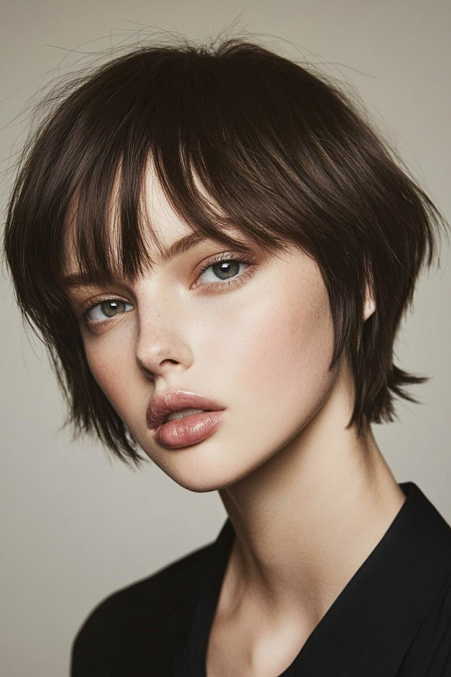 14+ Structured Short Haircuts with Soft Feminine Edges - Glam Hair Nails