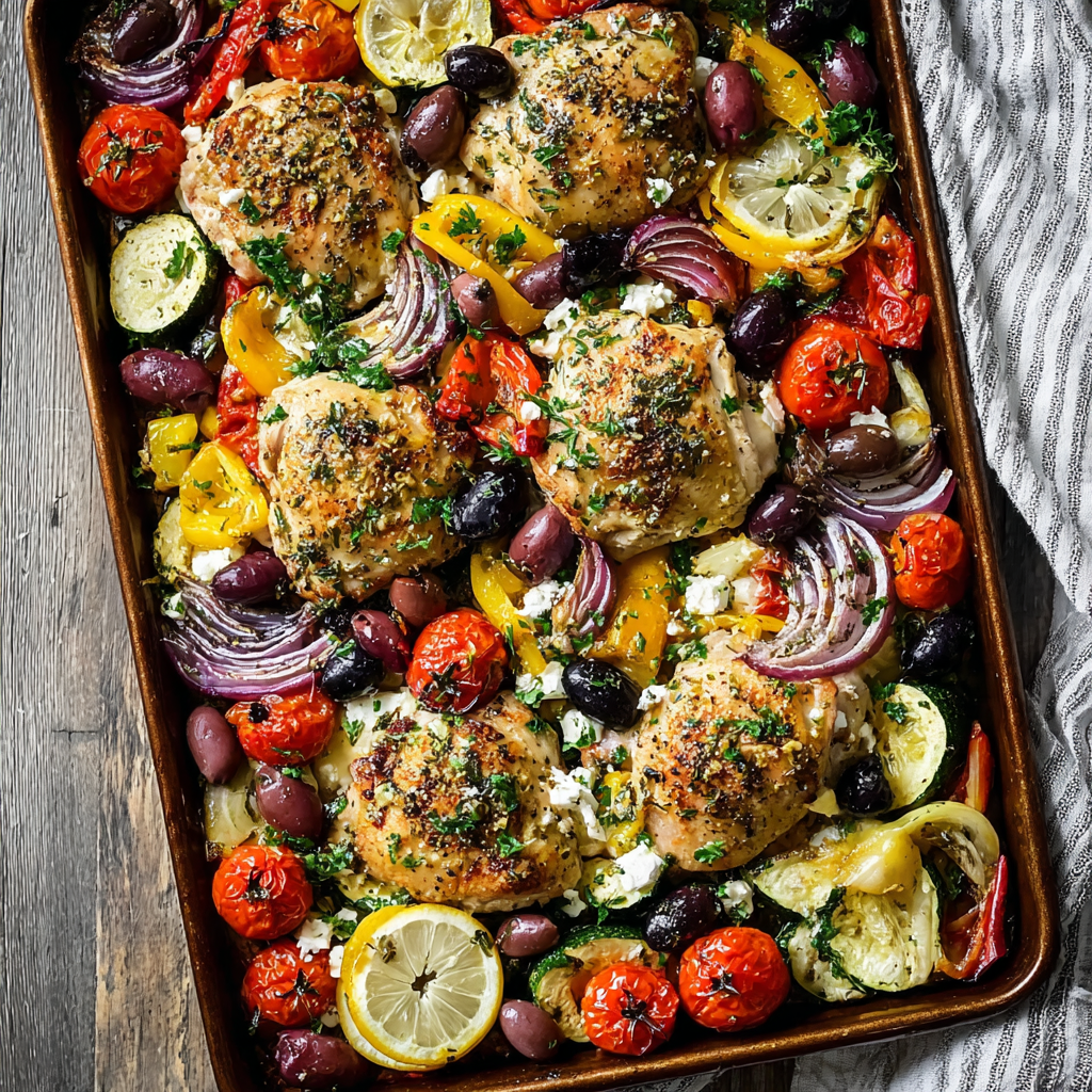Greek Sheet Pan Chicken - all moms recipes