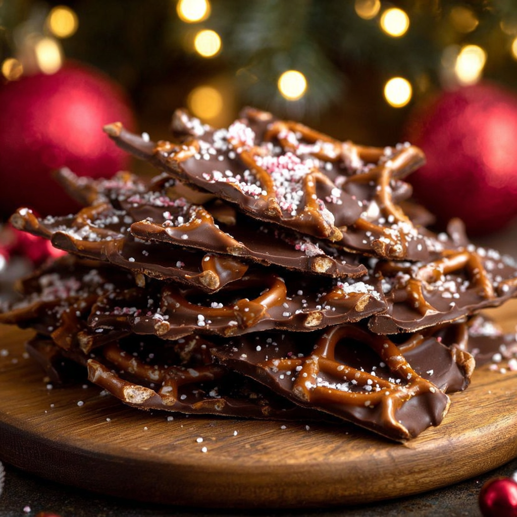 The Best New Years Chocolate Bark Cookies