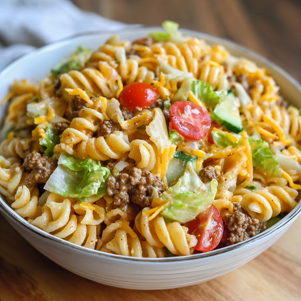 Big Mac Pasta Salad - all moms recipes