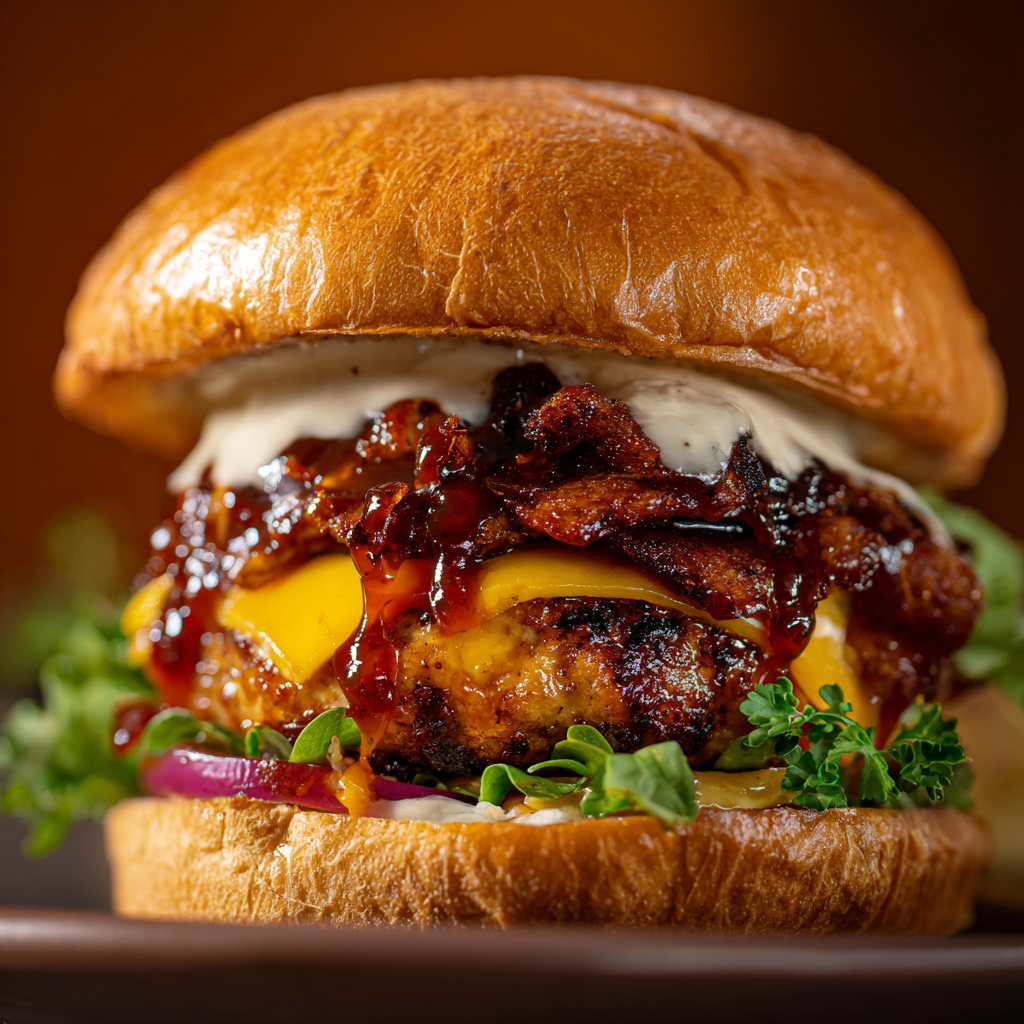 BBQ Ranch Turkey Smash Burger