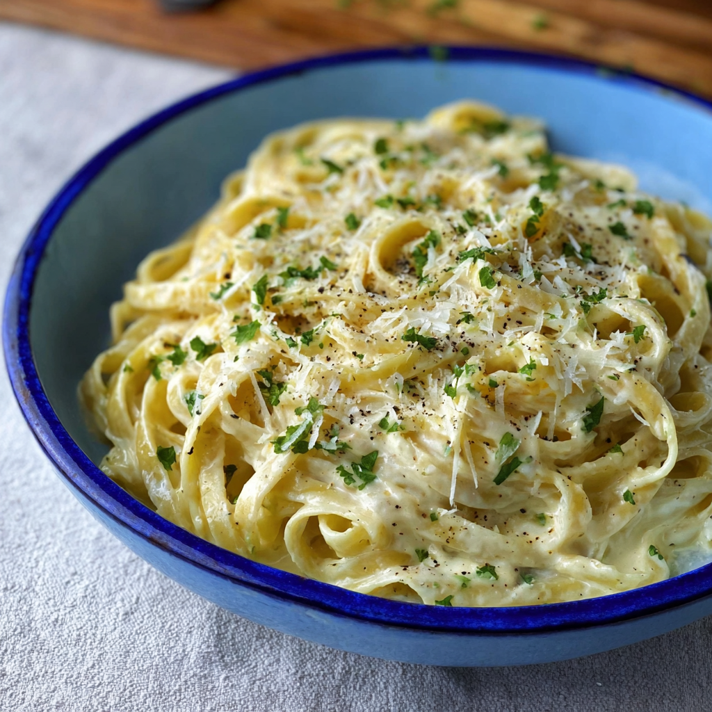 Easy Creamy Fettuccine Alfredo Pasta - all moms recipes