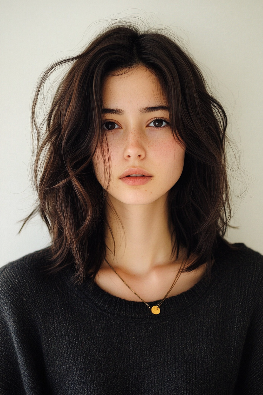 12+ Shoulder-Length Haircuts with Balanced Shape and Easy Maintenance ...