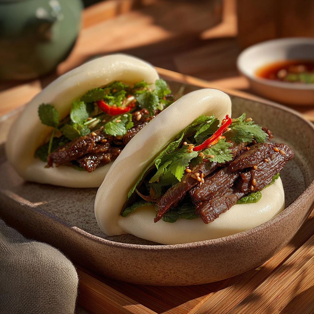 Soft & Juicy Beef Bao Buns – Ellie Kitchen
