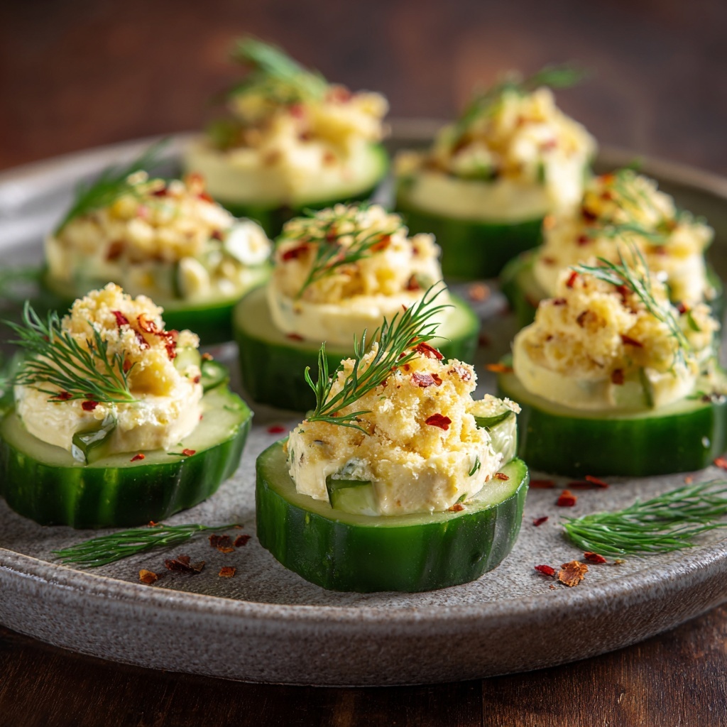 Deviled Pickles : Creamy, Tangy Pickle Appetizer with a Spicy Twist ...