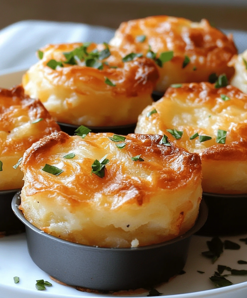 Cheesy Mashed Potato Puffs