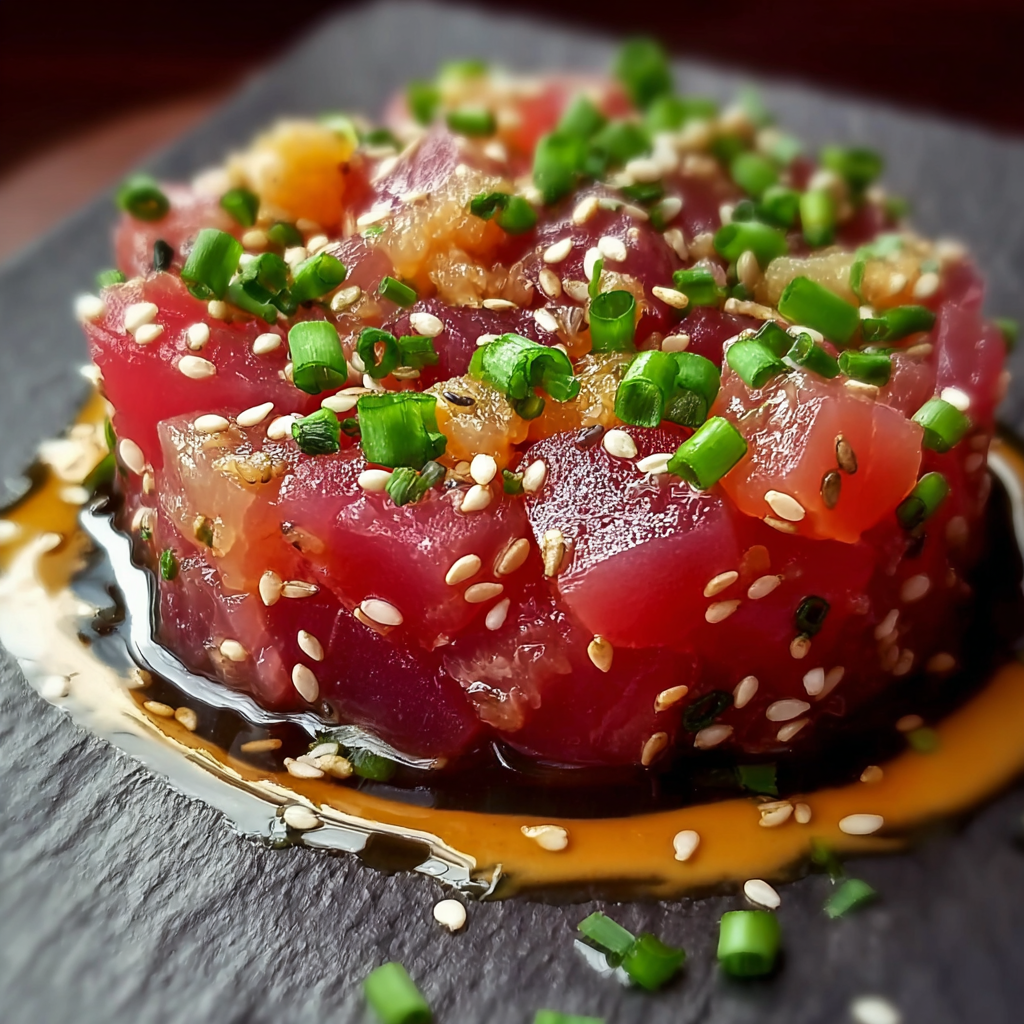 Tartare de Thon Nobu (Nobu-Style Tuna Tartare) - all moms recipes