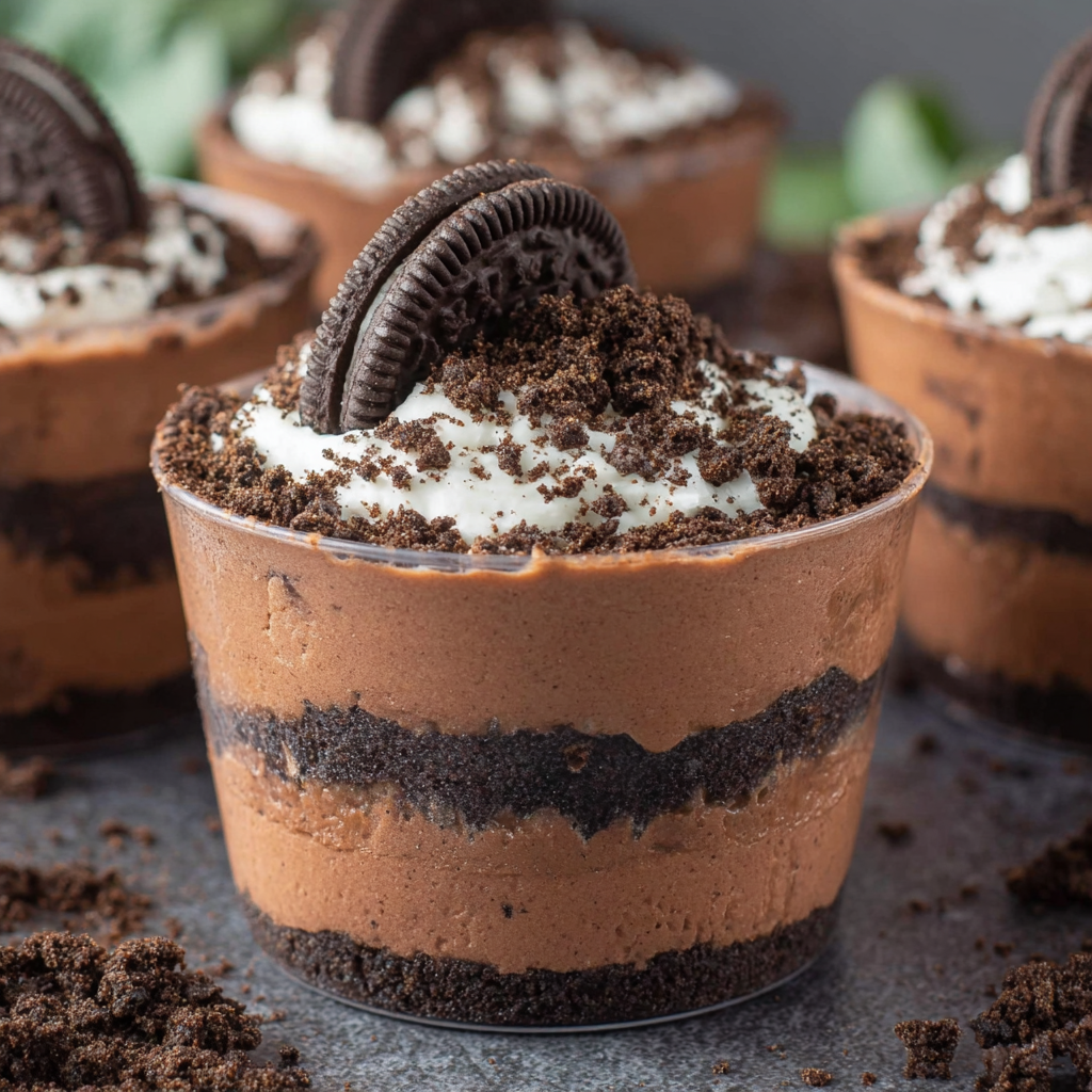 oreo chocolate mousse cups – Ellie Kitchen