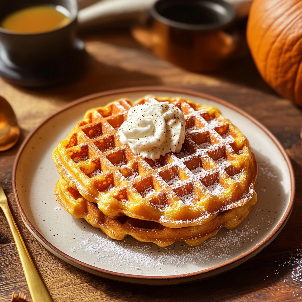 Why Pumpkin Pearl Sugar Waffles Are A Must-Try | Homemade Menus