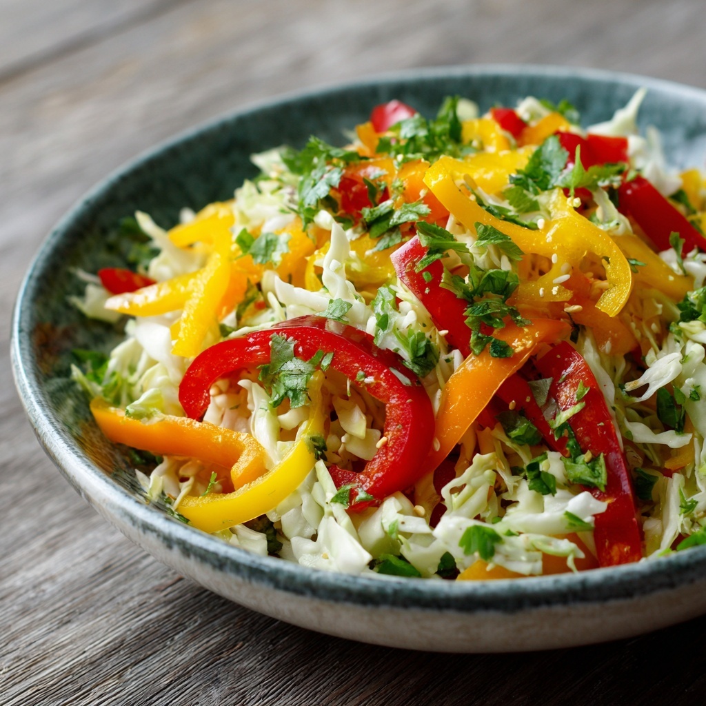 Bell Pepper Slaw - The recipe mingle