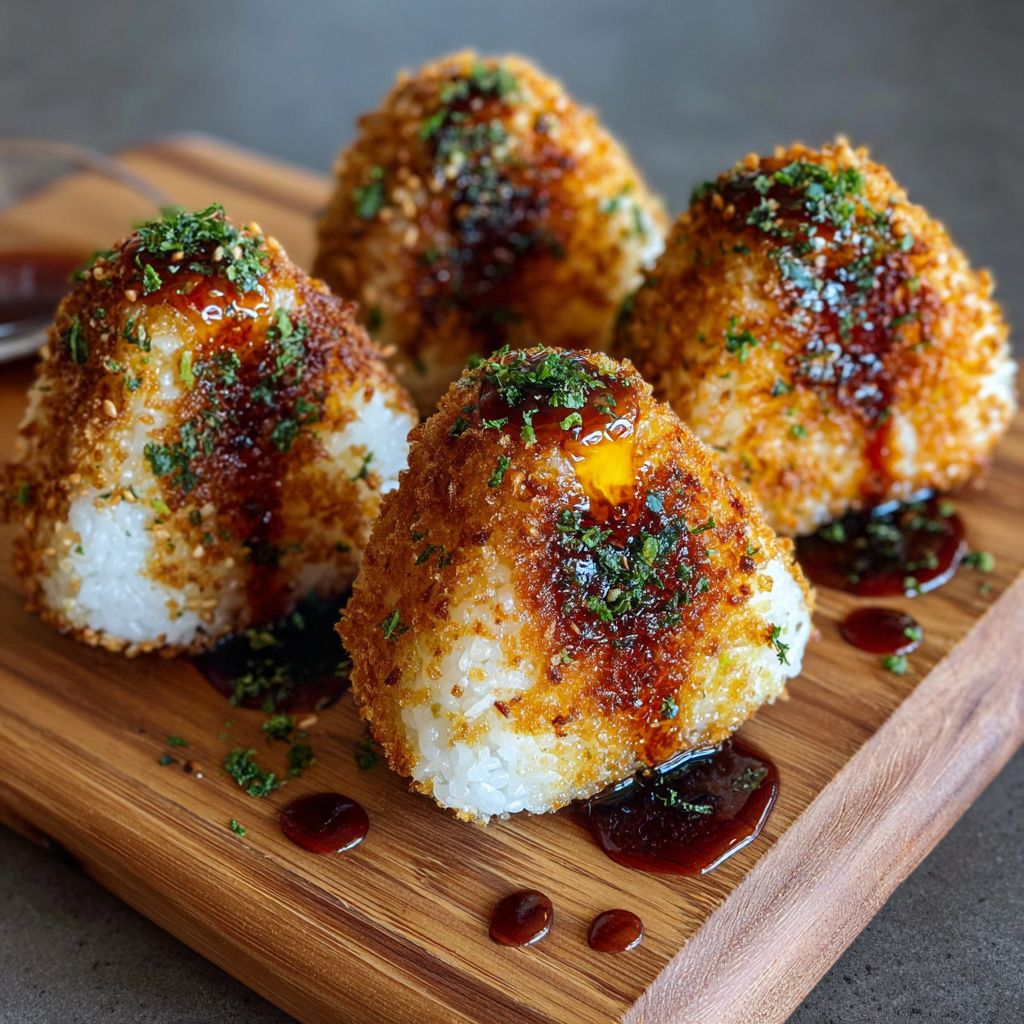 Crispy Yaki Onigiri (Grilled Rice Balls)