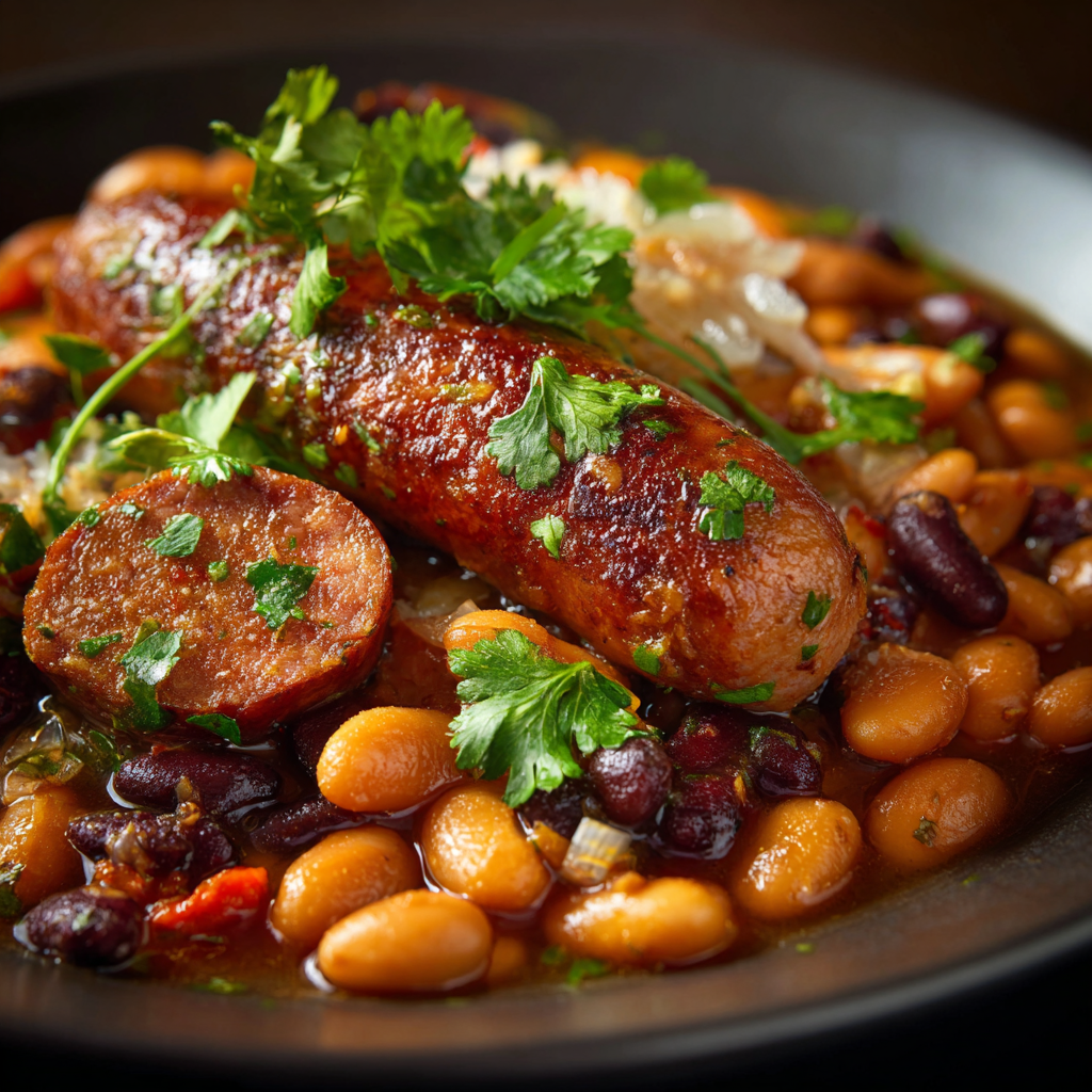 How to Make Cajun-Style Beans and Sausage