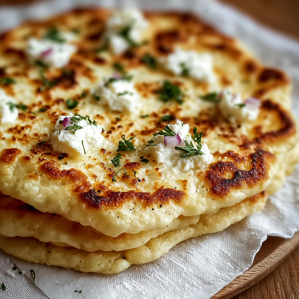 2 Ingredient Cottage Cheese Flatbread - all moms recipes