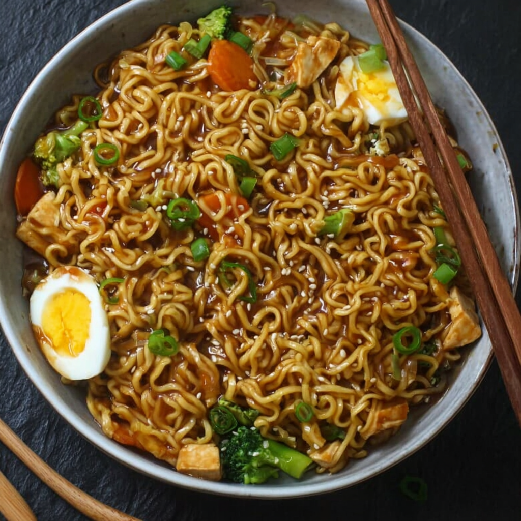 Easy & Saucy Ramen Noodles Recipe - all moms recipes