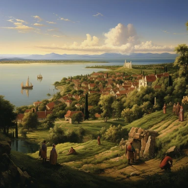 lake balaton hungary 1600s Ai image generated by Midjourney - Picuki.ai