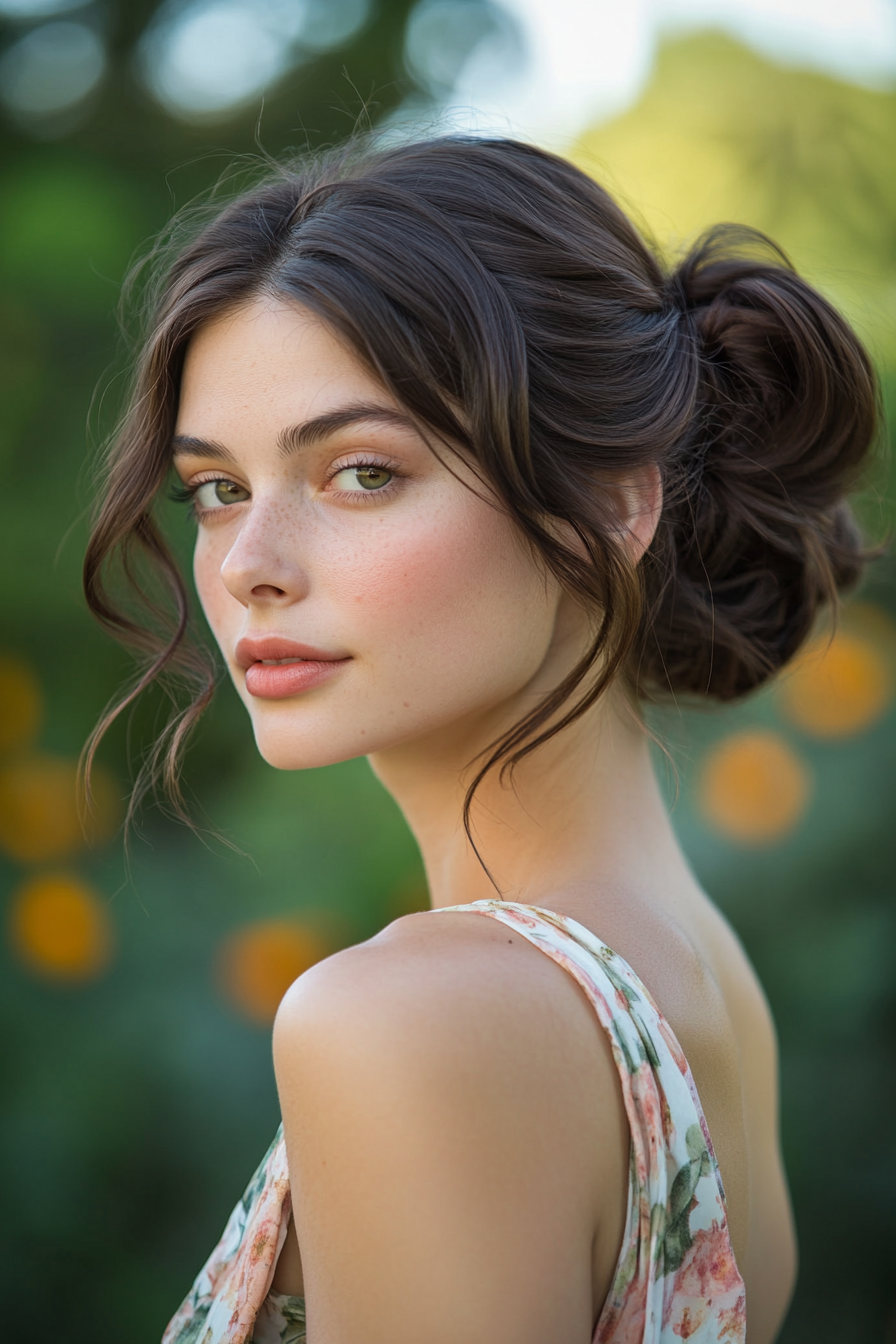 13+ Low Bun Hairstyles with Clean Elegant Everyday Appeal - Tress Nails