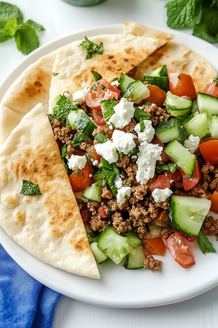 Delicious Ground Lamb Nachos