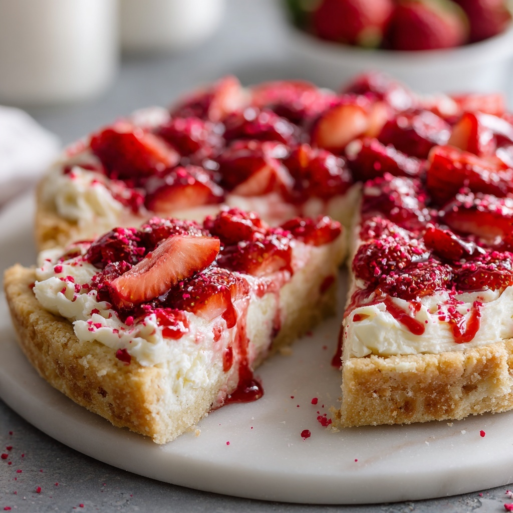 Strawberry Cheesecake Fruit Pizza – Creamy Bakery-Style Dessert - The ...