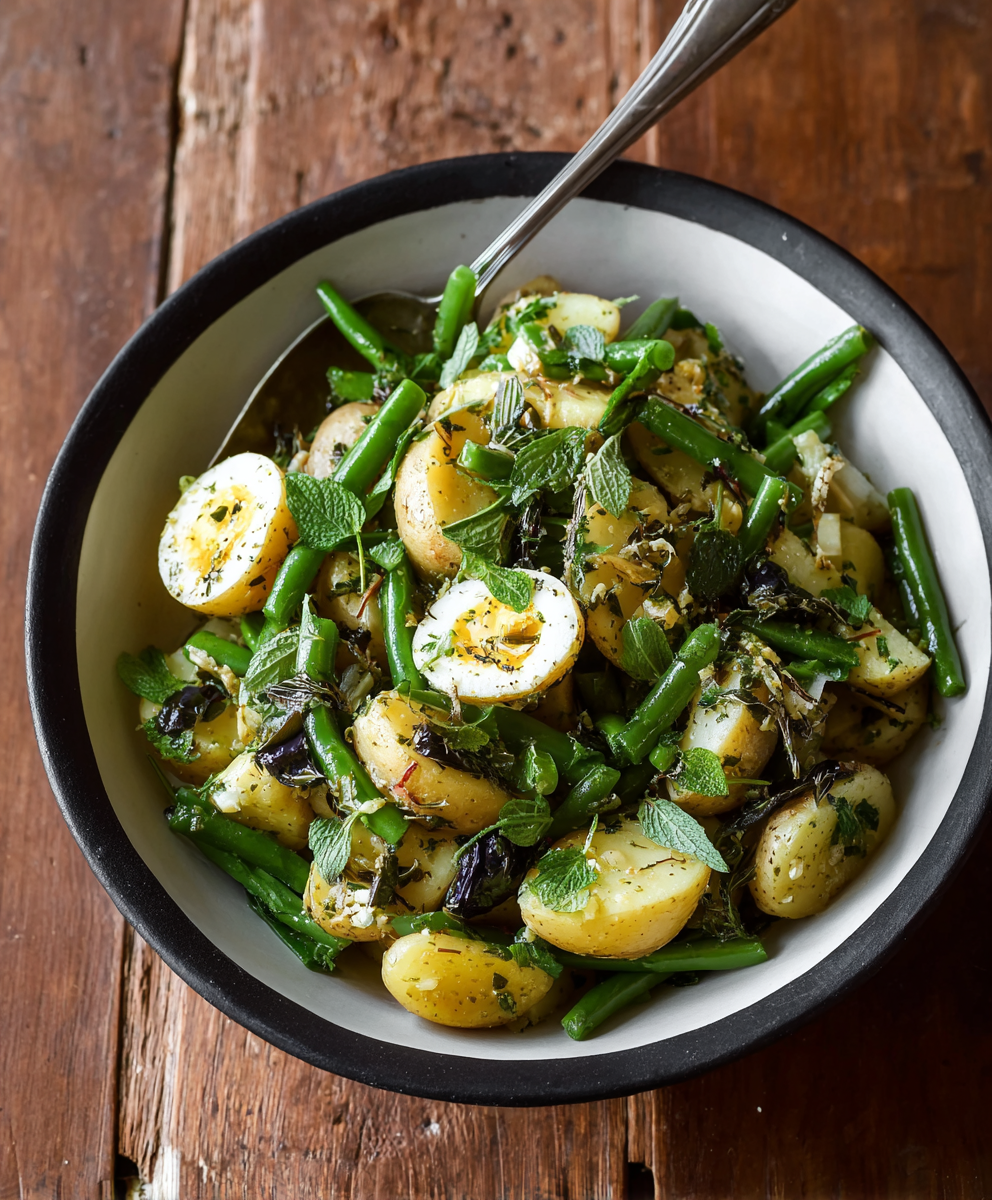 French-Style Potato and Green Bean Salad - all moms recipes
