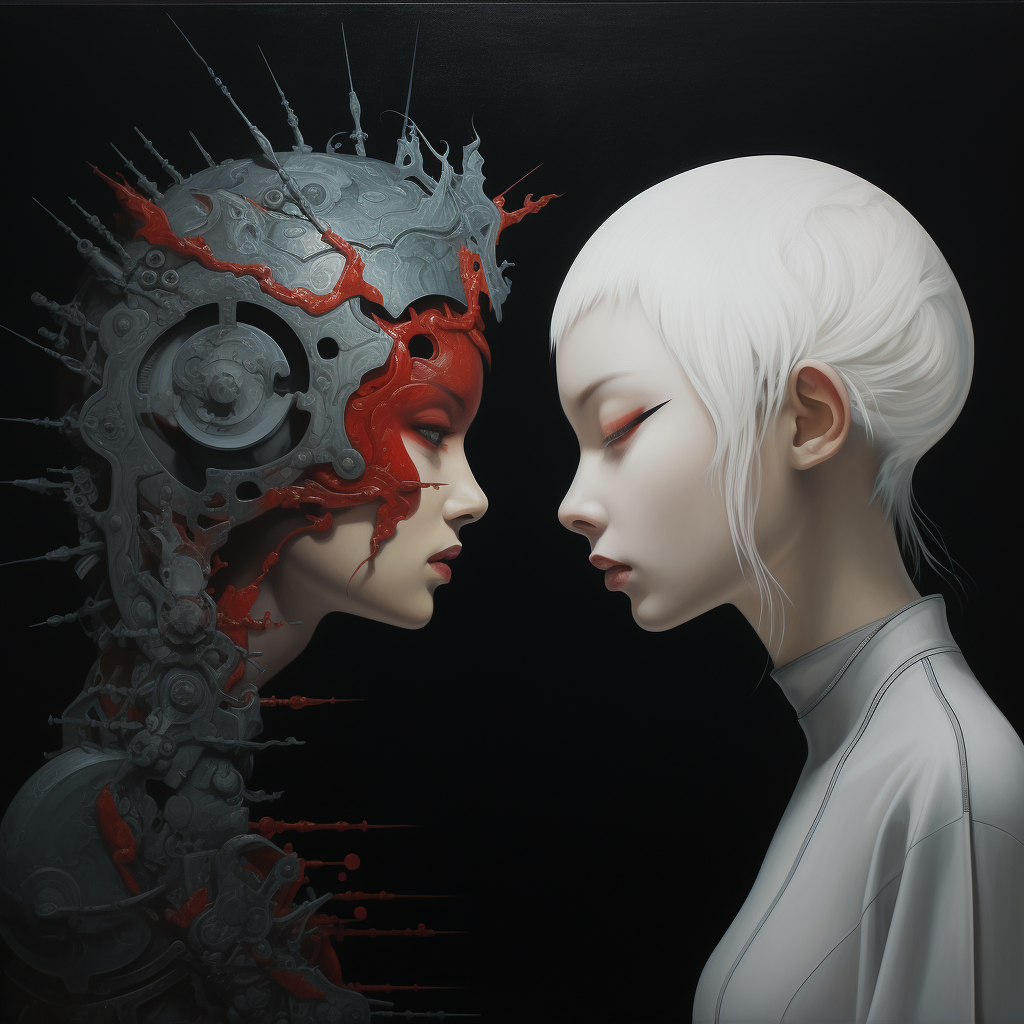 面面 Face to face 0786 Ai image generated by Midjourney - Picuki.ai