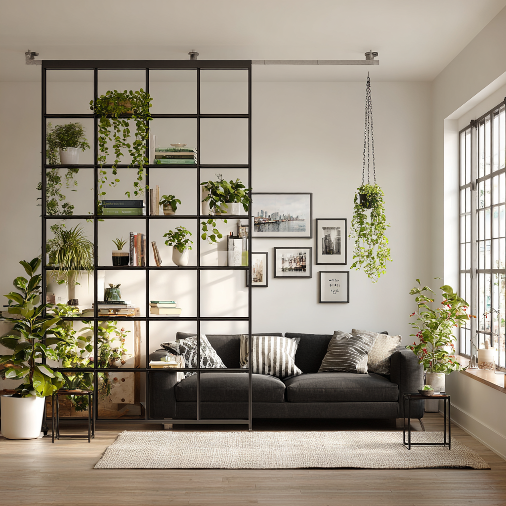 11 Living Room Divider Ideas That Add Style and Function - Cozy Room Inspo