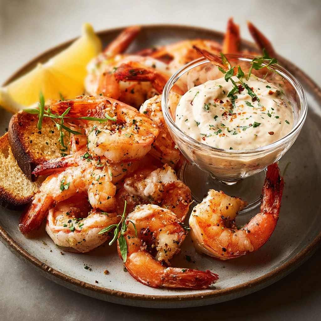 Why Roasted Shrimp Cocktail with Lemon Horseradish Aioli Delights ...