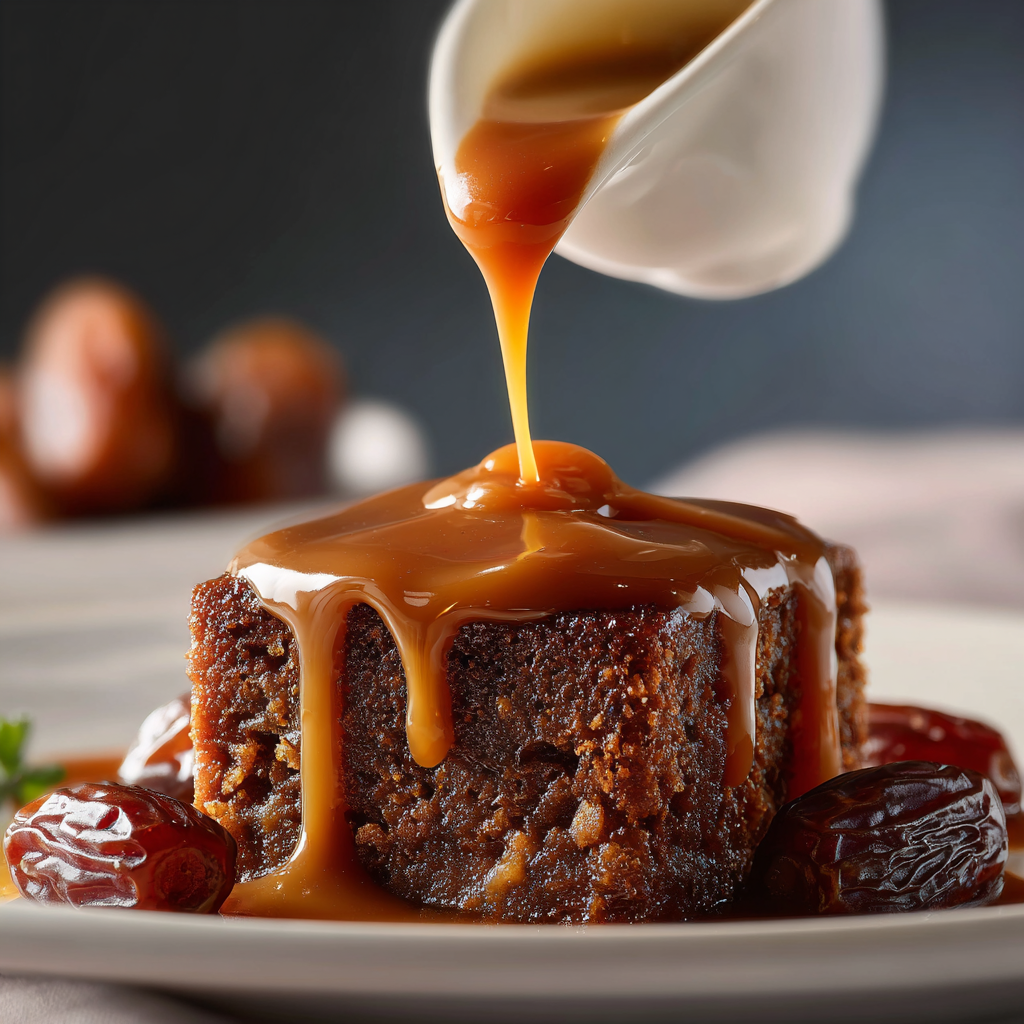 Sticky Date Cake with Caramel Sauce - Eazy Dishes