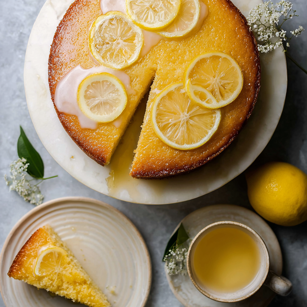 Deliciously Moist Lemon Olive Oil Cake Recipe