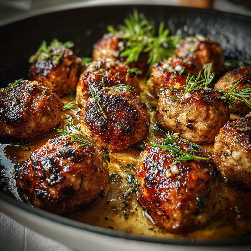 Fennel Pork Meatballs