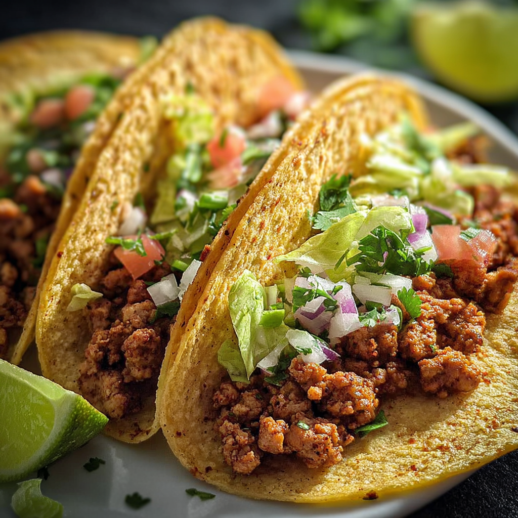Ground Turkey Tacos Al Pastor