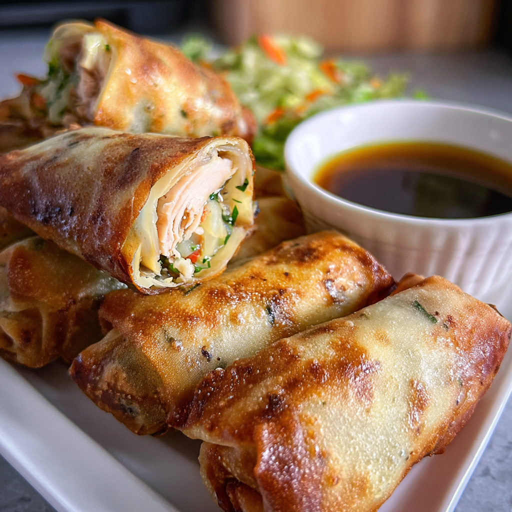 Leftover Turkey Spring Rolls - Sophie's Touch