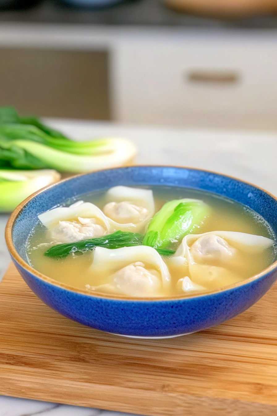 Quick Ground Chicken Wontons