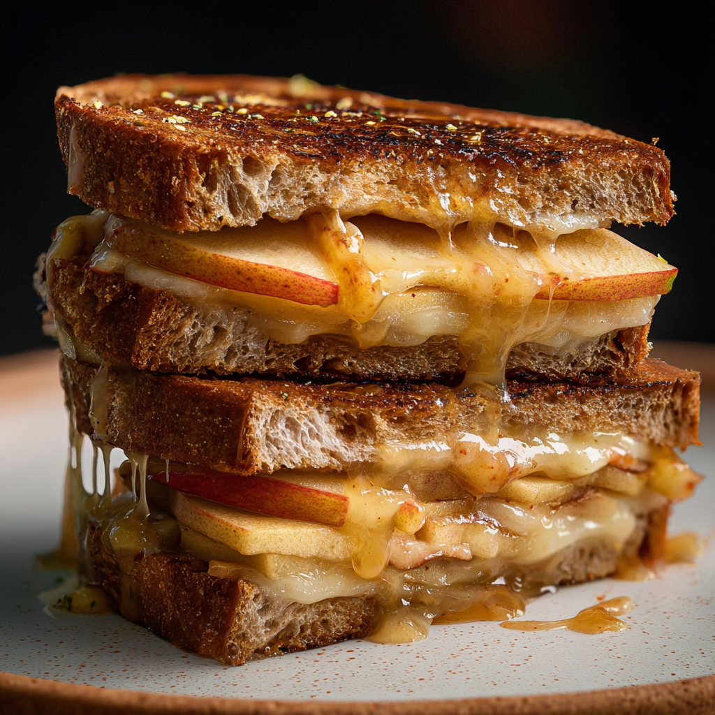 Make This Hot Honey Apple Cheddar Sandwich