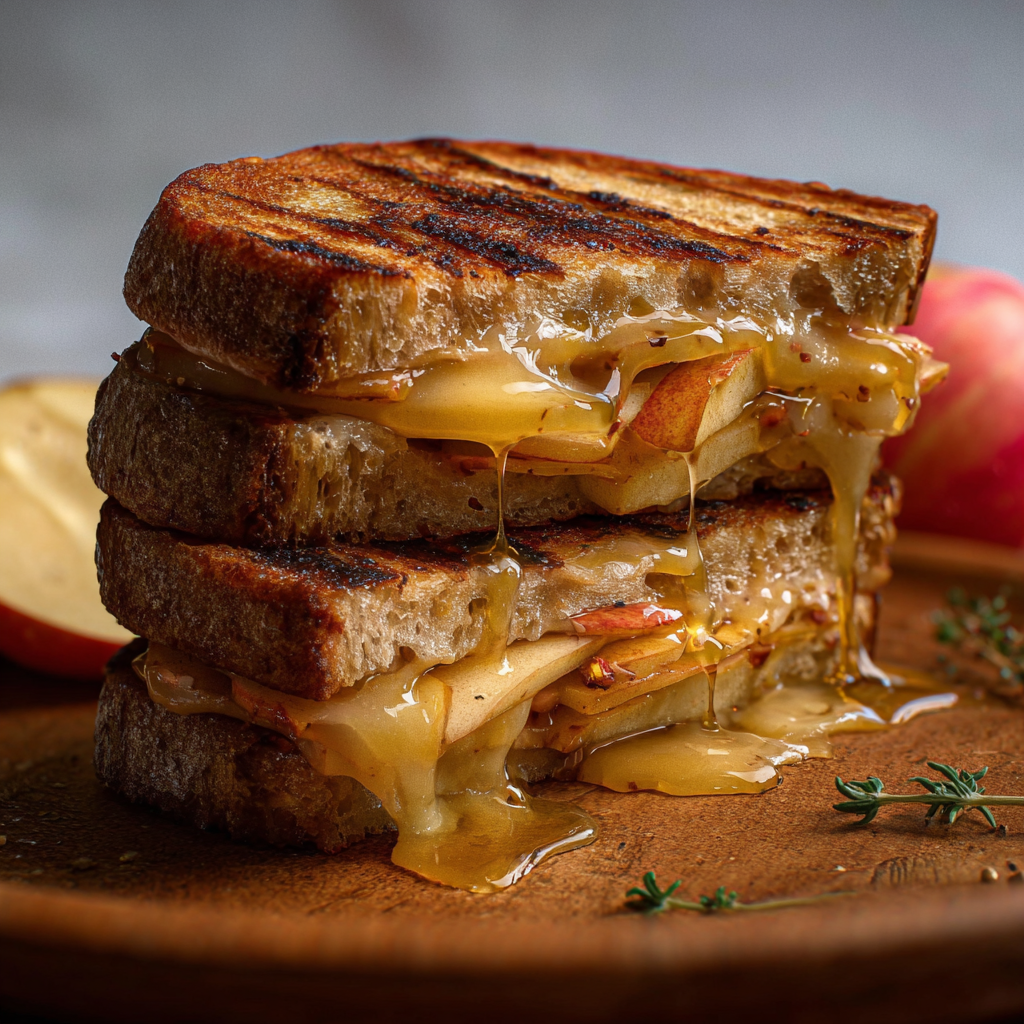 Make This Hot Honey Apple Cheddar Sandwich
